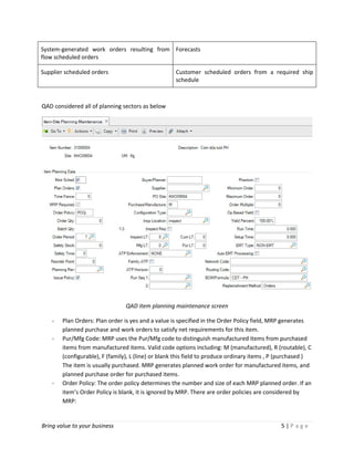 QAD solution (ENG) | PDF