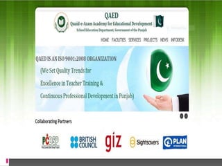 Quaid E azam Academy For Educational Development QAED | PPTX
