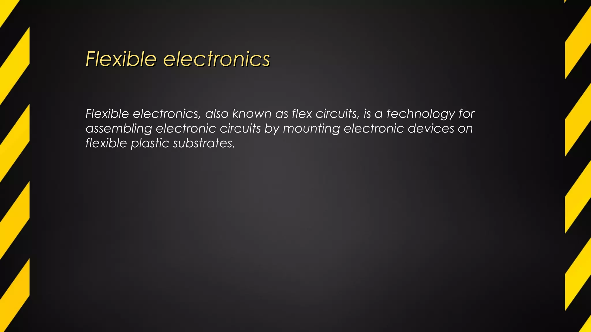 flexible electronics | PPT