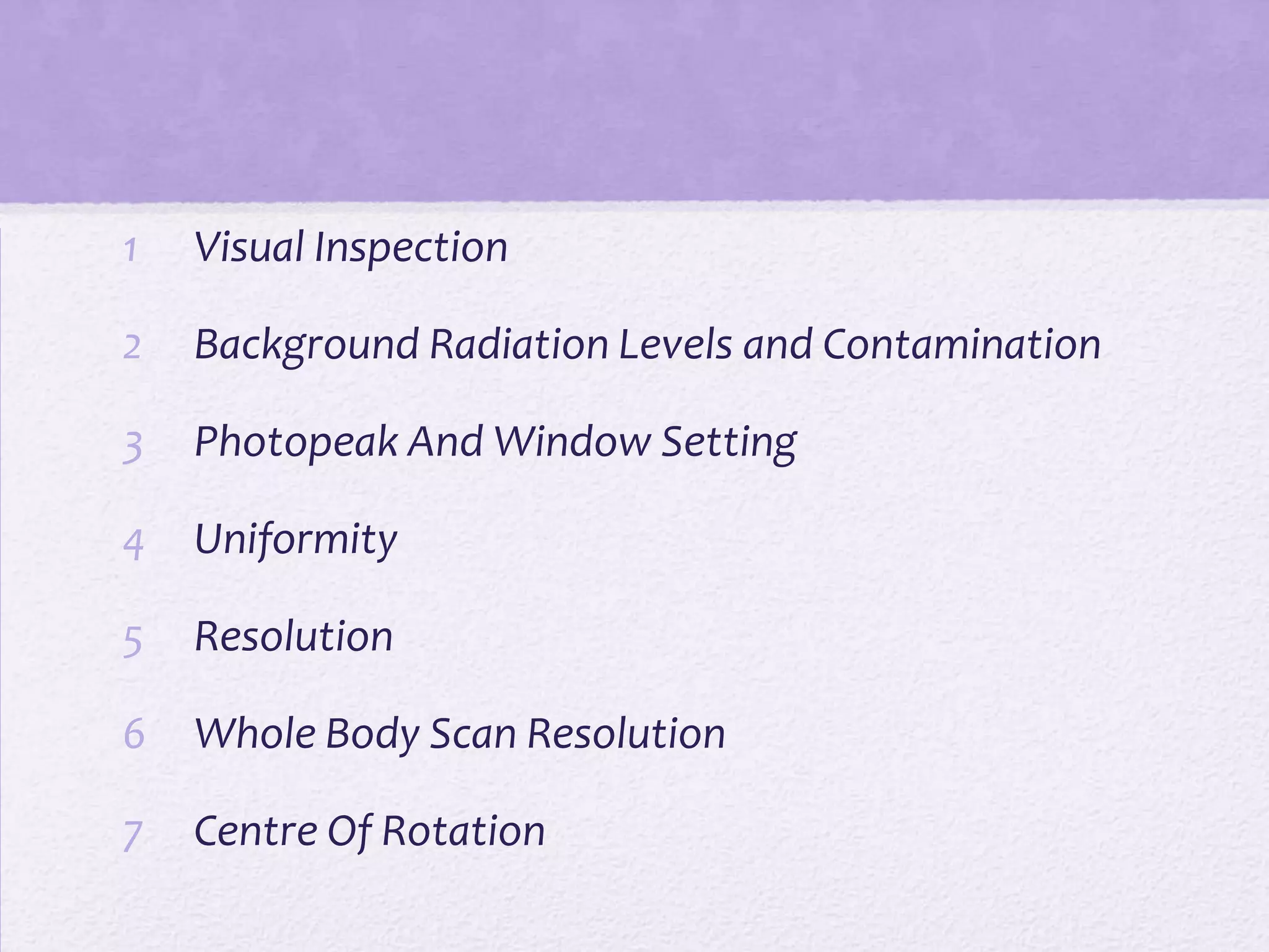 QC Gamma Camera | PPTX