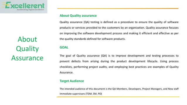 QA Guideline.pptx | Technology & Computing