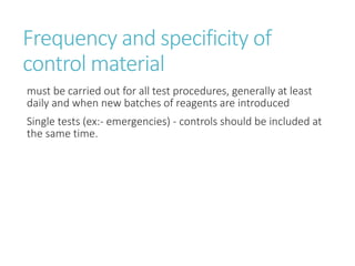 Quality assurance in immunohaematology laboratory | PPTX