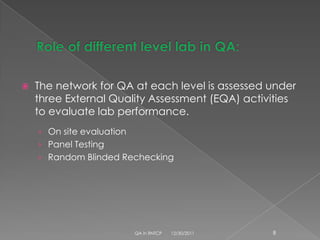 Quality Assurance in RNTCP | PPTX