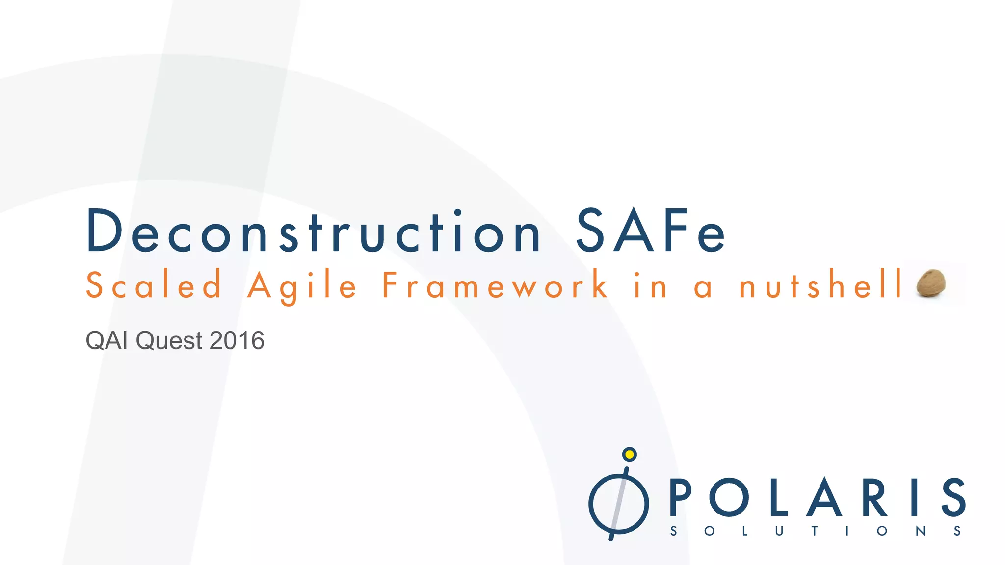 Deconstructing the scaled agile framework | PDF