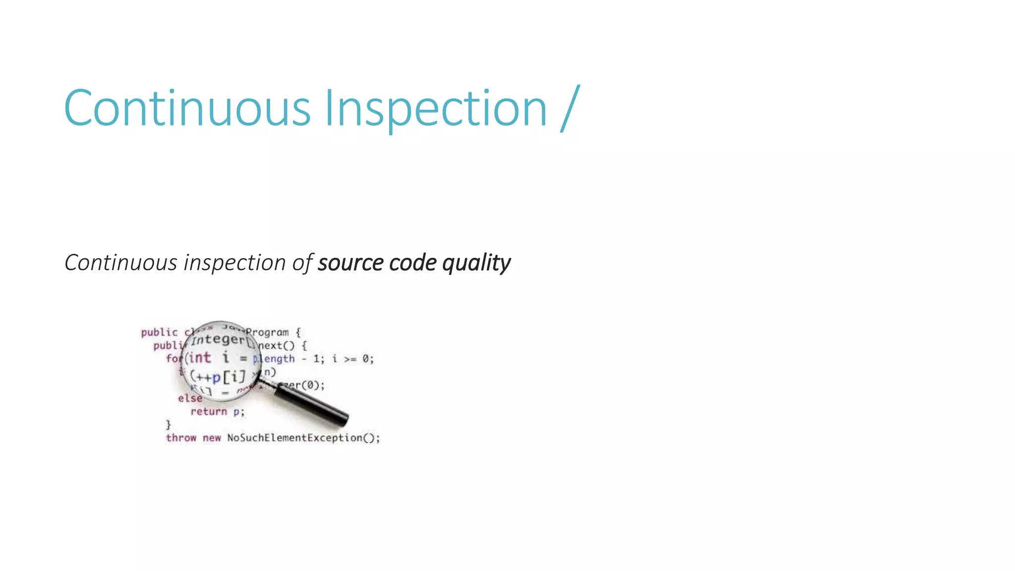 Continuous Inspection of Code Quality: SonarQube | PDF | Web Development | Internet