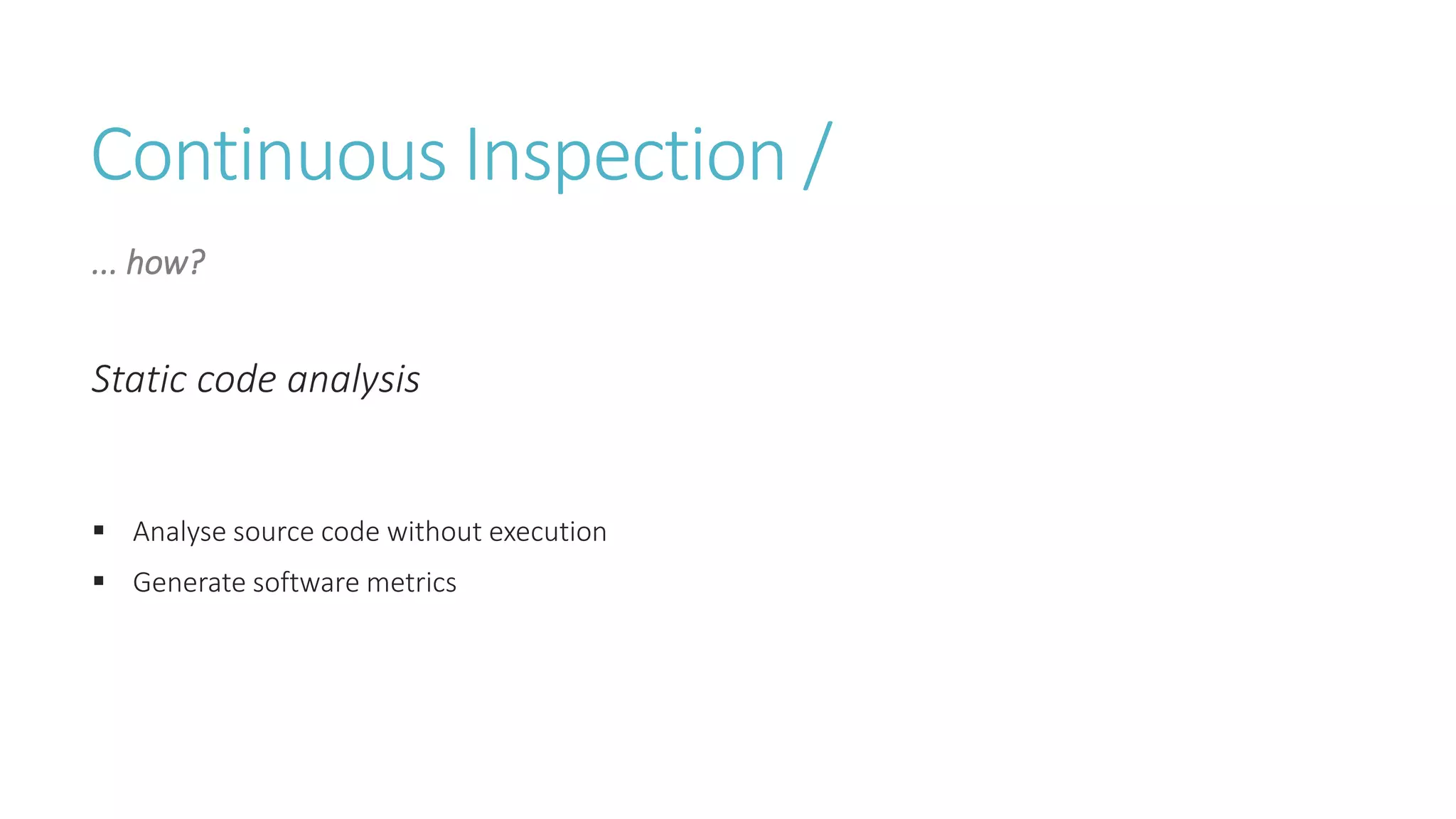 Continuous Inspection of Code Quality: SonarQube | PDF | Web Development | Internet