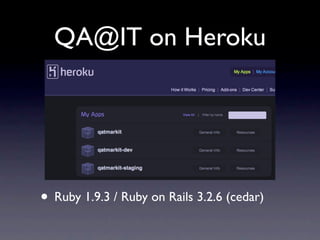 QA@IT on Heroku | KEY