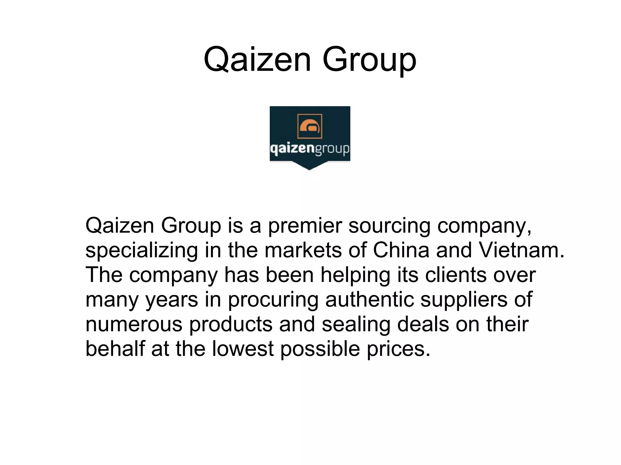 Qaizen group services | PPT