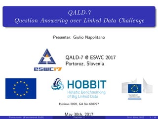 QALD-7 Question Answering over Linked Data Challenge | PPT