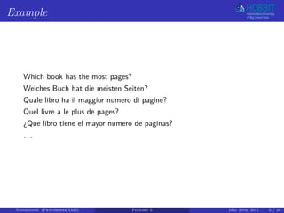QALD-7 Question Answering over Linked Data Challenge | PDF
