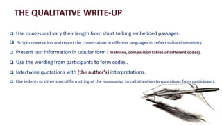 Qualitative Procedure | PPTX
