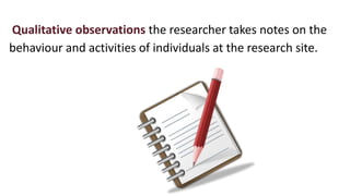 Qualitative Procedure | PPTX