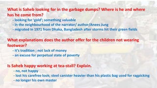 QuesAns of Lost Spring by Anees Jung | PPTX