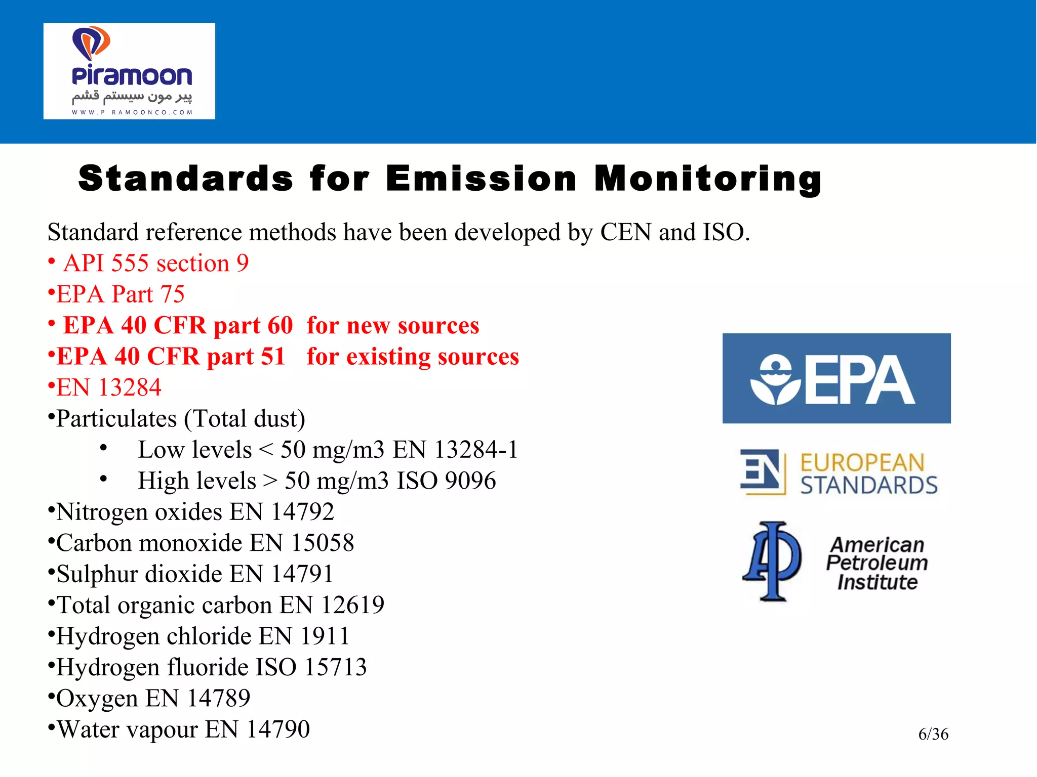 QAL and standards in CEMS systems | PPT