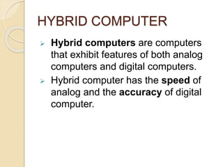 Types of computer | PPTX