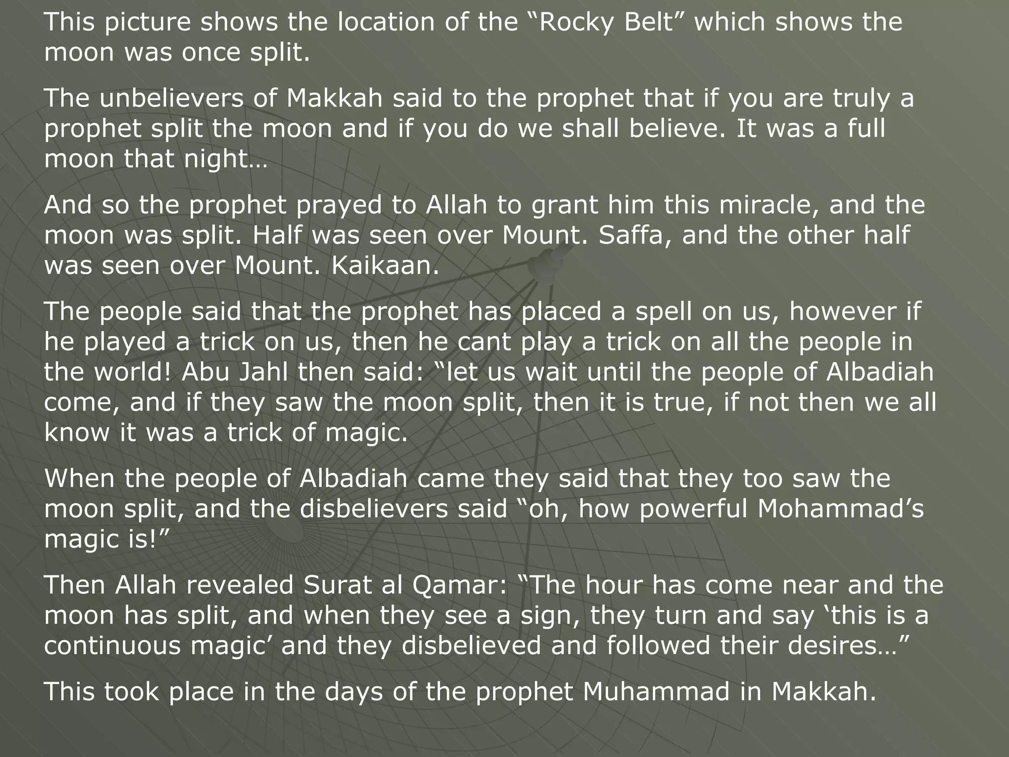 Moon Split Seerah! | PPS