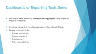 QA Metrics & Reporting – Measuring What Matters in Software Testing.pptx