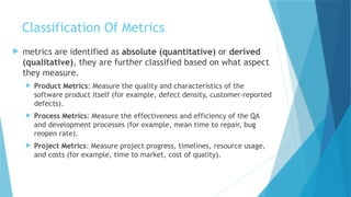 QA Metrics & Reporting – Measuring What Matters in Software Testing.pptx