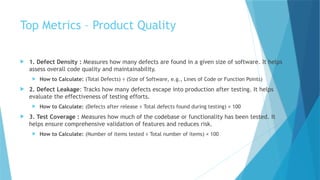 QA Metrics & Reporting – Measuring What Matters in Software Testing.pptx