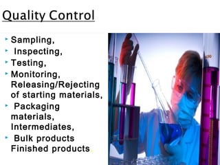 QUALITY CONTROL AND QUALITRY ASSURANCE | PPT