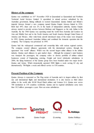 Qantas airlines | DOCX