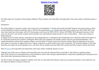Qantas Case Study | PPT