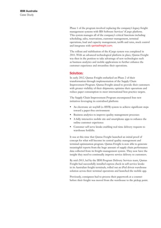 Qantas freight case_study_final | PDF