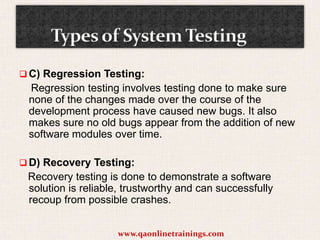 software testing methodologies | PPTX