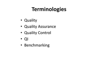 Quality Assurance Orientation to VMMC Managers and Service Providers | PPT