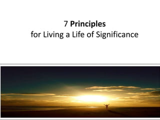 Q&A Overview of the Significance Program | PPT