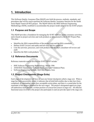 Qa plan1 | PDF