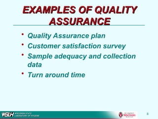 “Quality Management and Quality Assurance in Diagnostic Laboratories | PPT