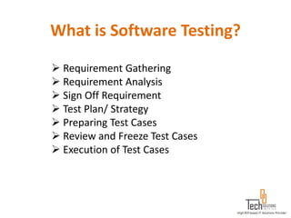 Quality Assurance and Software Testing | PPTX