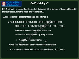 Probability QA 7 | PPT