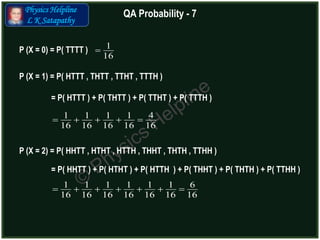 Probability QA 7 | PPT