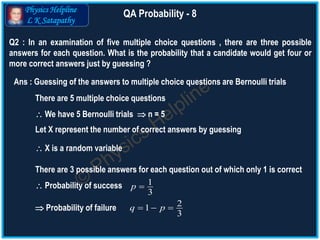 Probability QA 8 | PPT