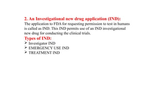 DRUG DISCOVERY AND DEVELOPMENT PROCESS OUTLINE, CLINICAL RESEARCH AND ...