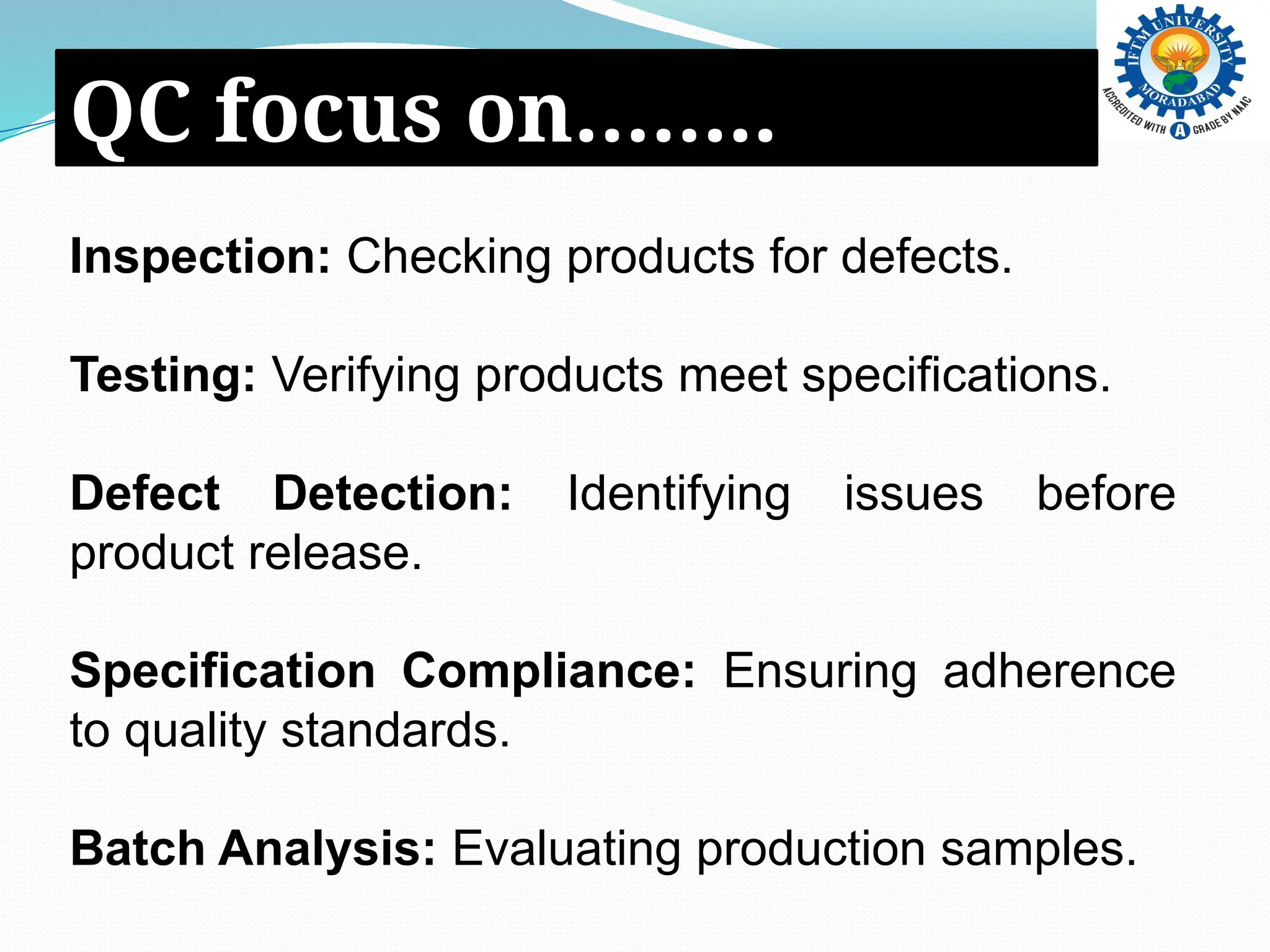 Quality Control and Quality Assurance in Pharmaceutical Industry | PPTX