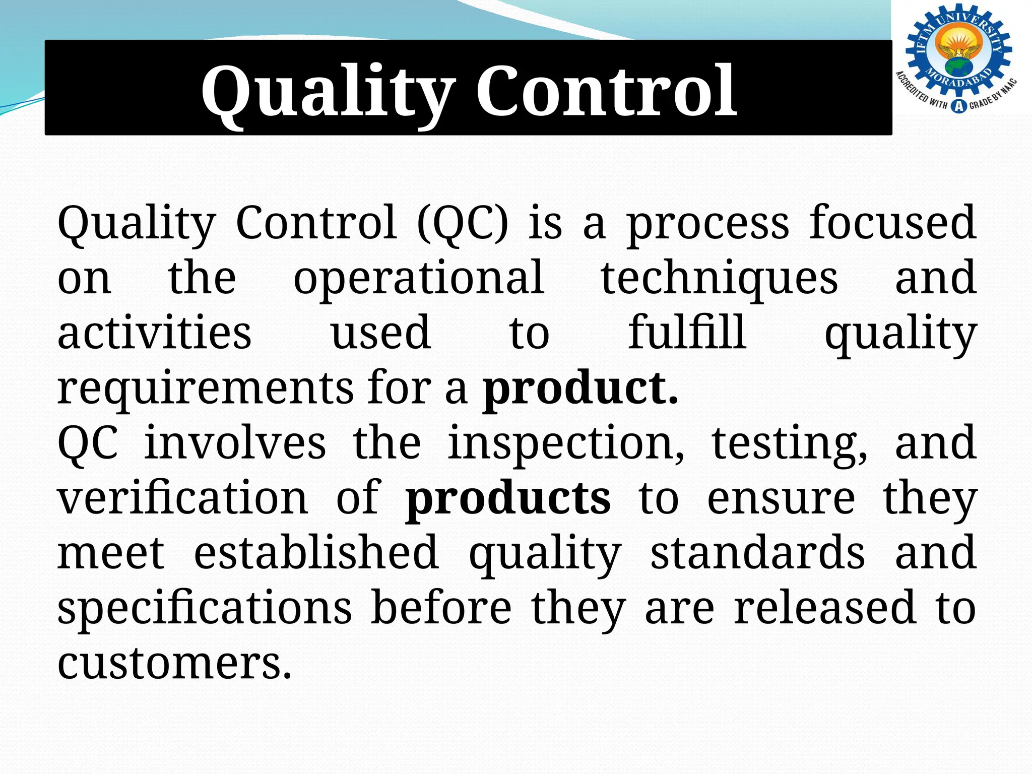 Quality Control and Quality Assurance in Pharmaceutical Industry | PPTX