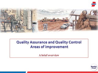 Quality Assurance and Quality Control - Areas of Improvement | PDF