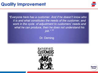Quality Assurance and Quality Control - Areas of Improvement | PDF