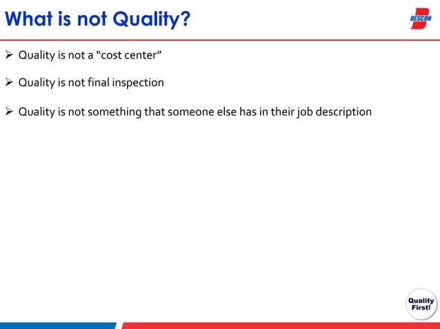 Quality Assurance and Quality Control - Areas of Improvement | PDF