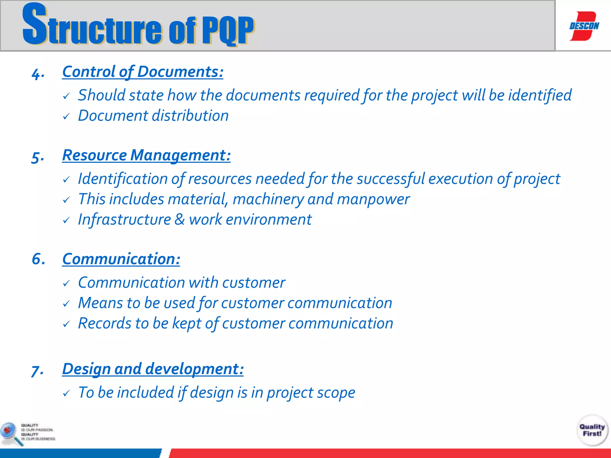 Quality assurance documentation | PDF