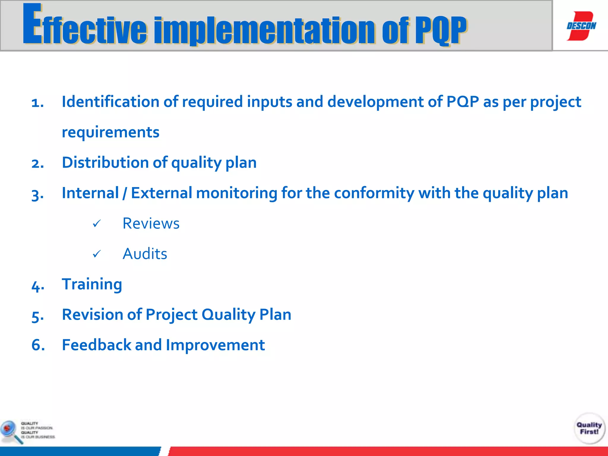 Quality assurance documentation | PDF