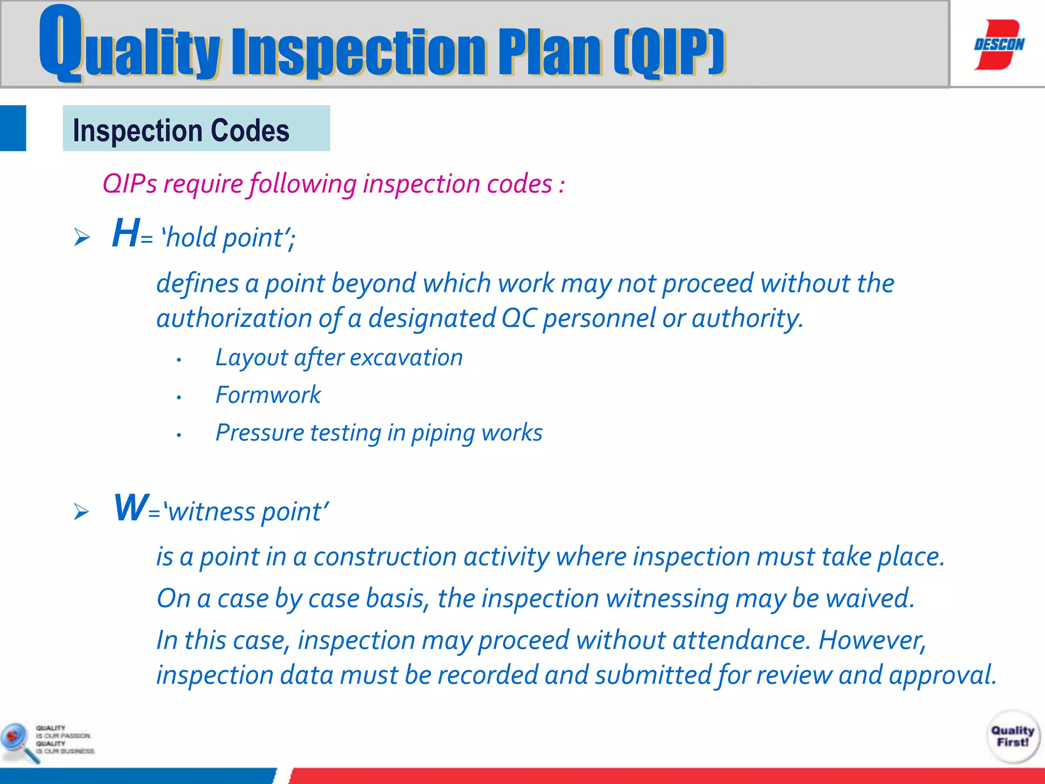 Quality assurance documentation | PDF