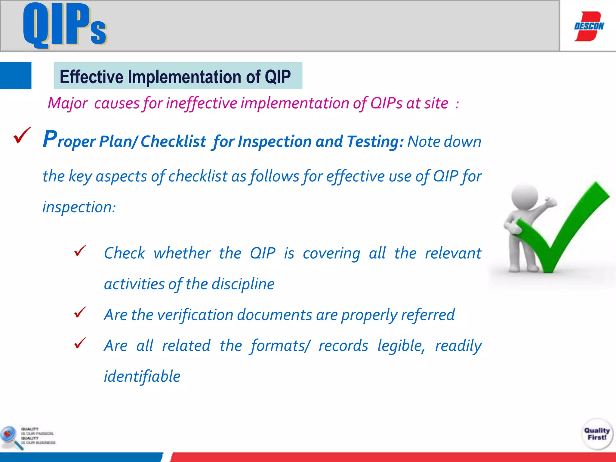 Quality assurance documentation | PDF