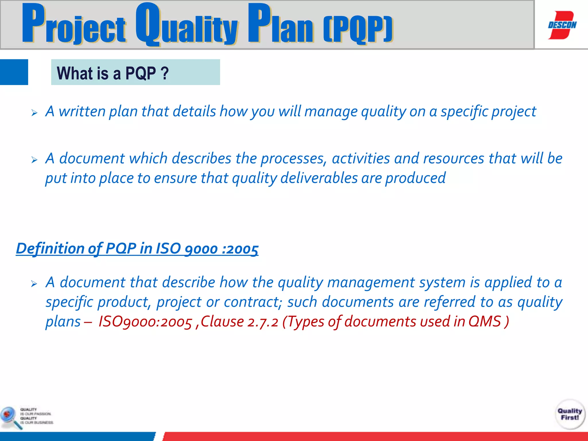 Quality assurance documentation | PDF