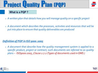 Quality assurance documentation | PDF