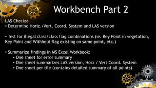 Using FME to Automate Lidar QA\QC Processes | PPTX