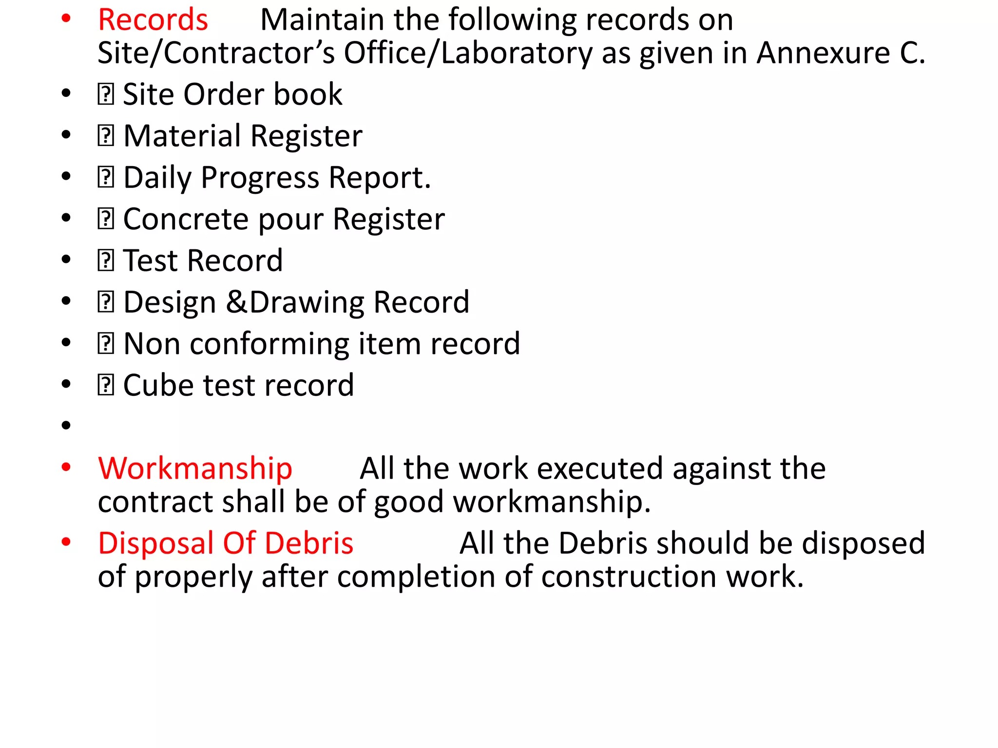 Qaqc in civil construction | PPTX